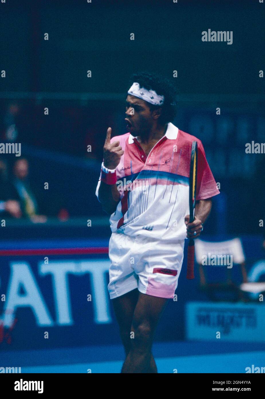 Haitian tennis player Ronald Agenor, 1990s Stock Photo - Alamy