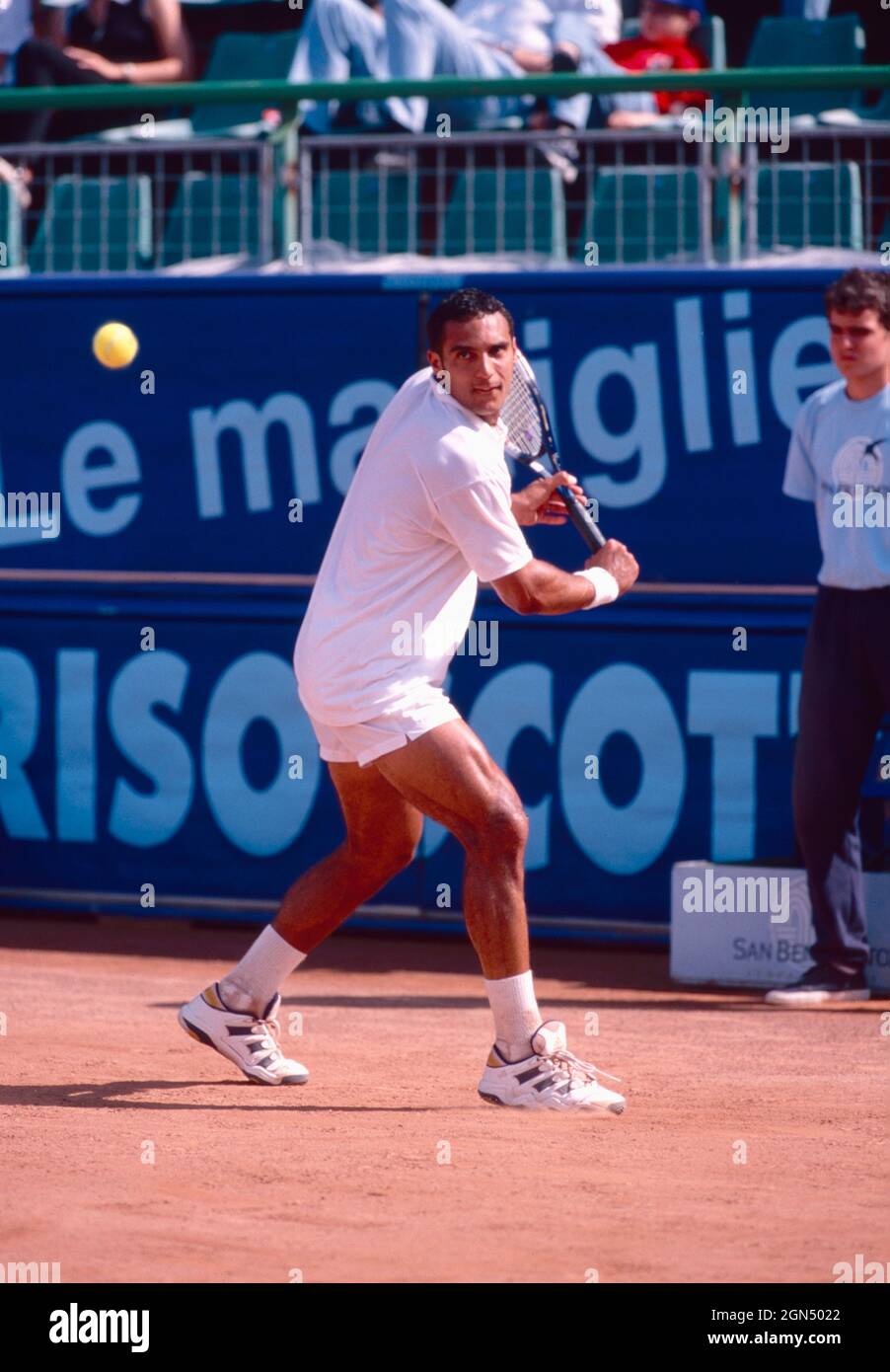 Moroccan tennis player Karim Alami, 1990s Stock Photo - Alamy