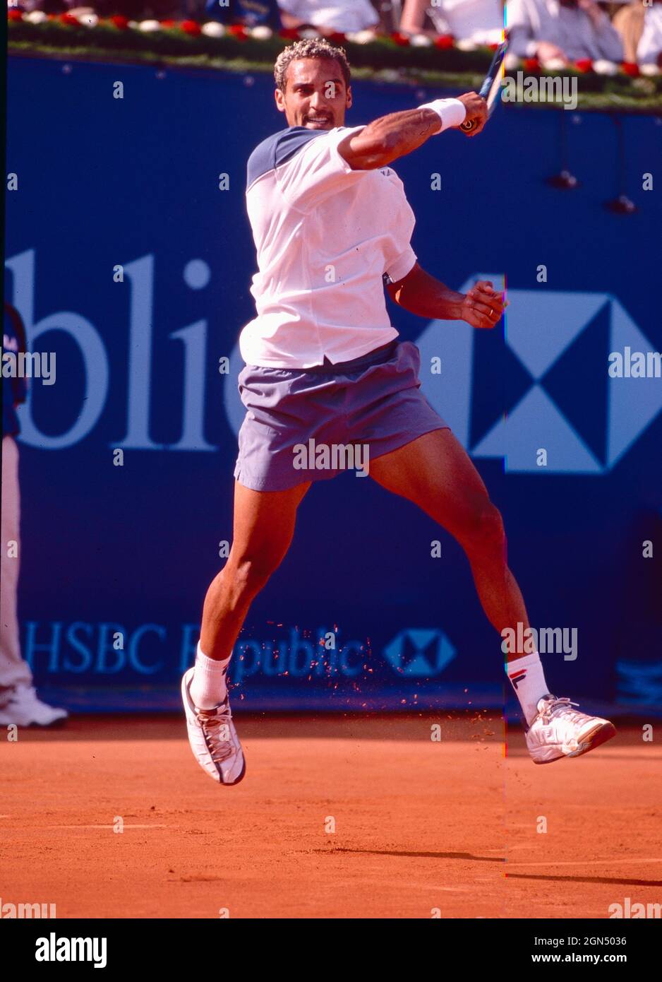 Moroccan tennis player Karim Alami, 1990s Stock Photo - Alamy