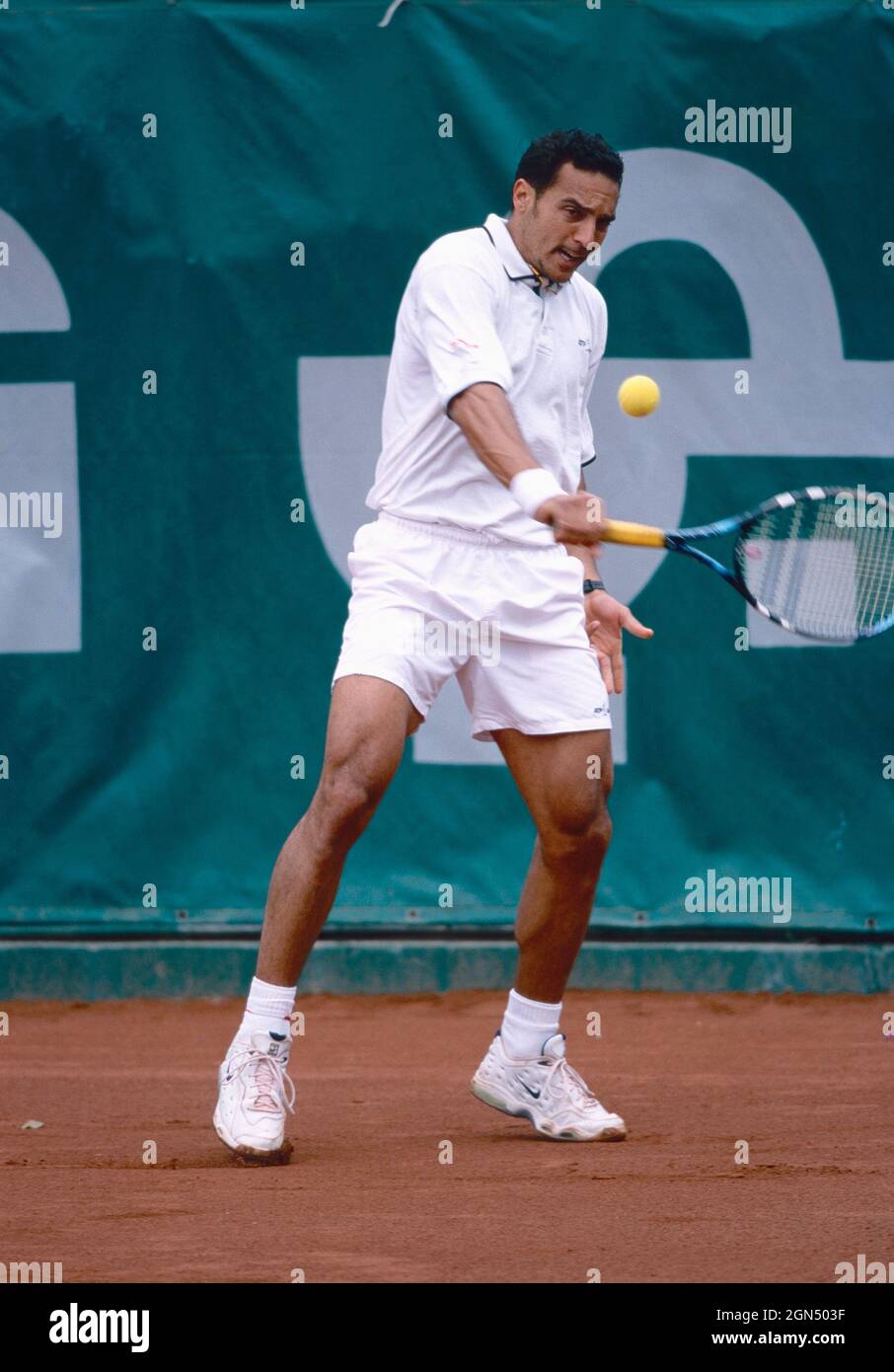 Moroccan tennis player Karim Alami, 1990s Stock Photo - Alamy