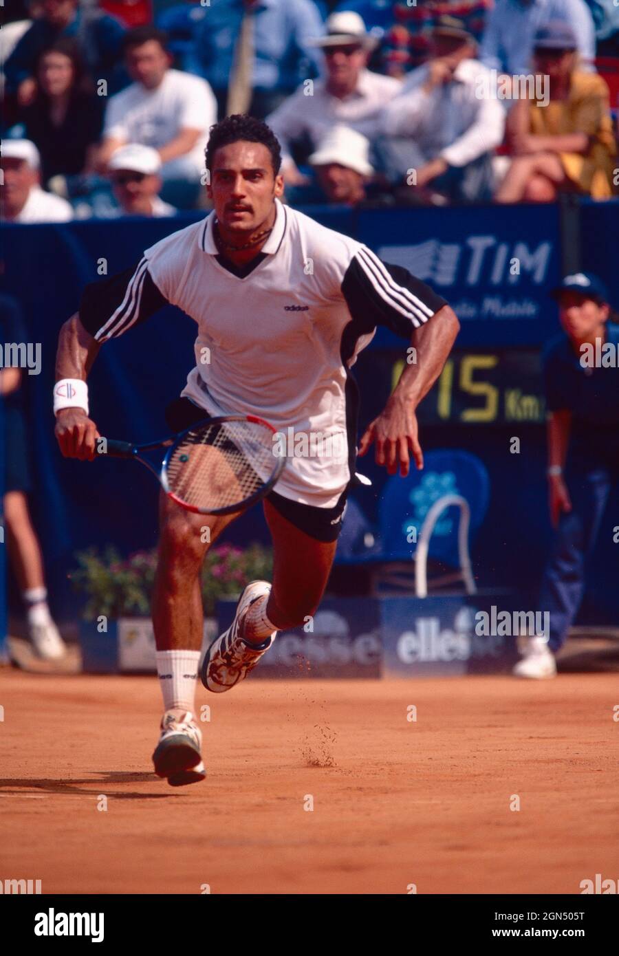 Moroccan tennis player Karim Alami, 1990s Stock Photo - Alamy