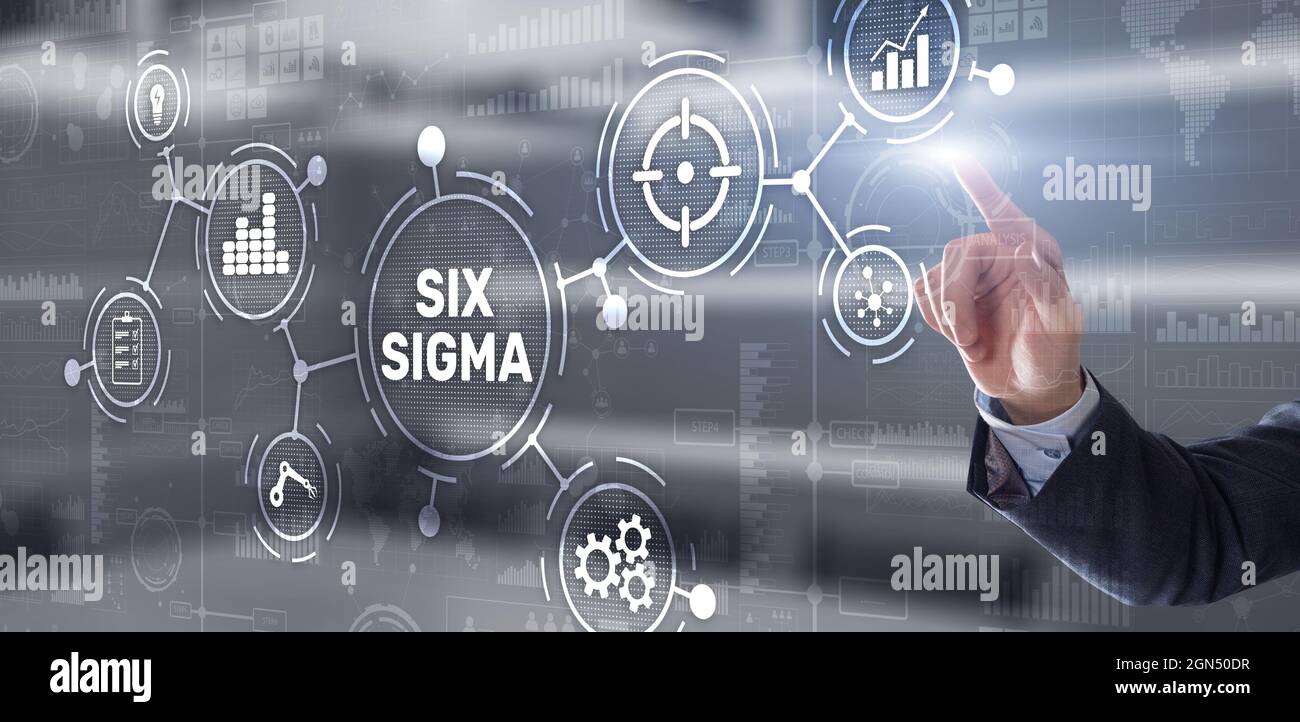 Six Sigma. Management concept aimed at improving the quality of work of ...