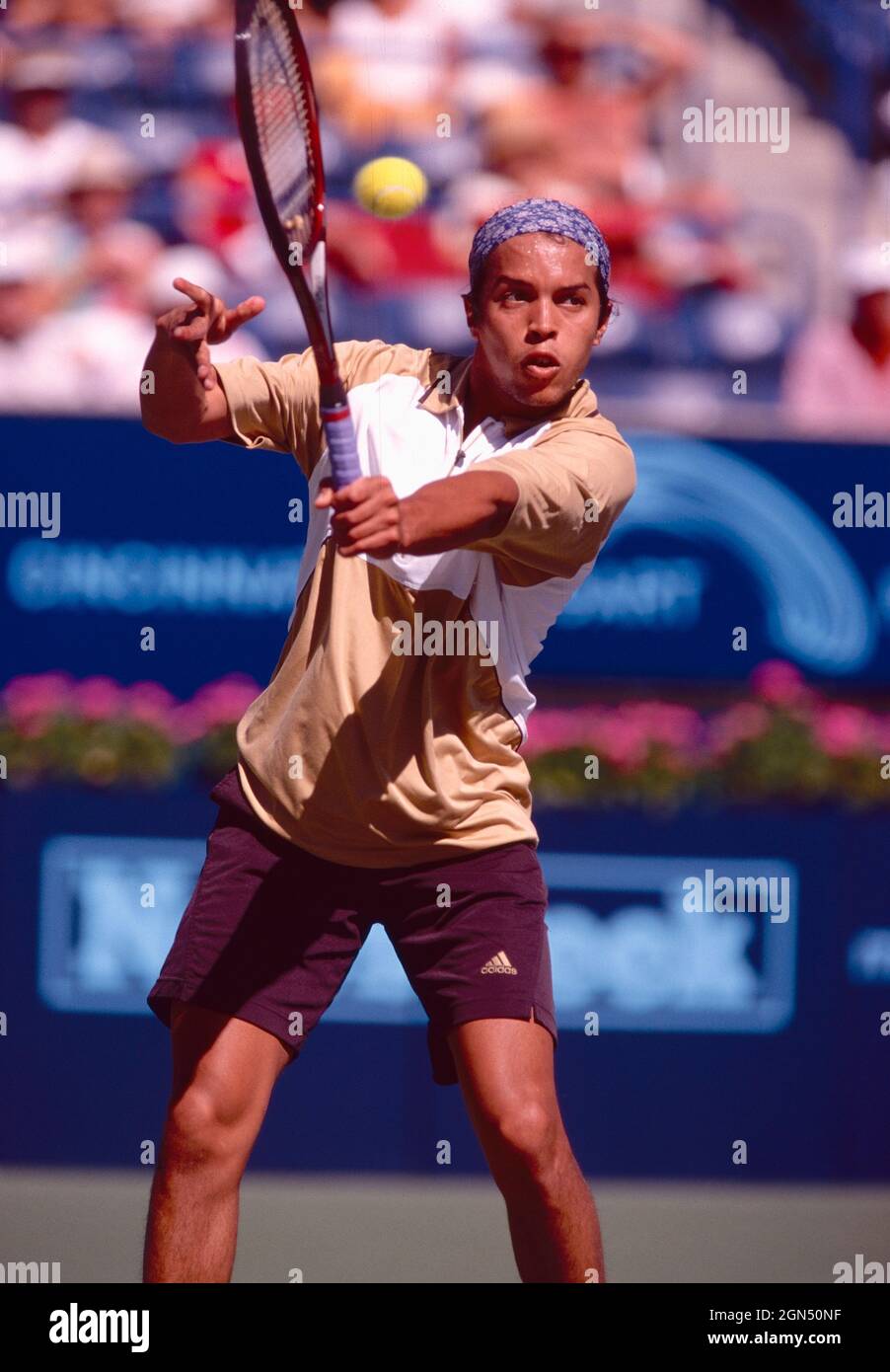 Moroccan tennis player Hicham Arazi, 1990s Stock Photo - Alamy