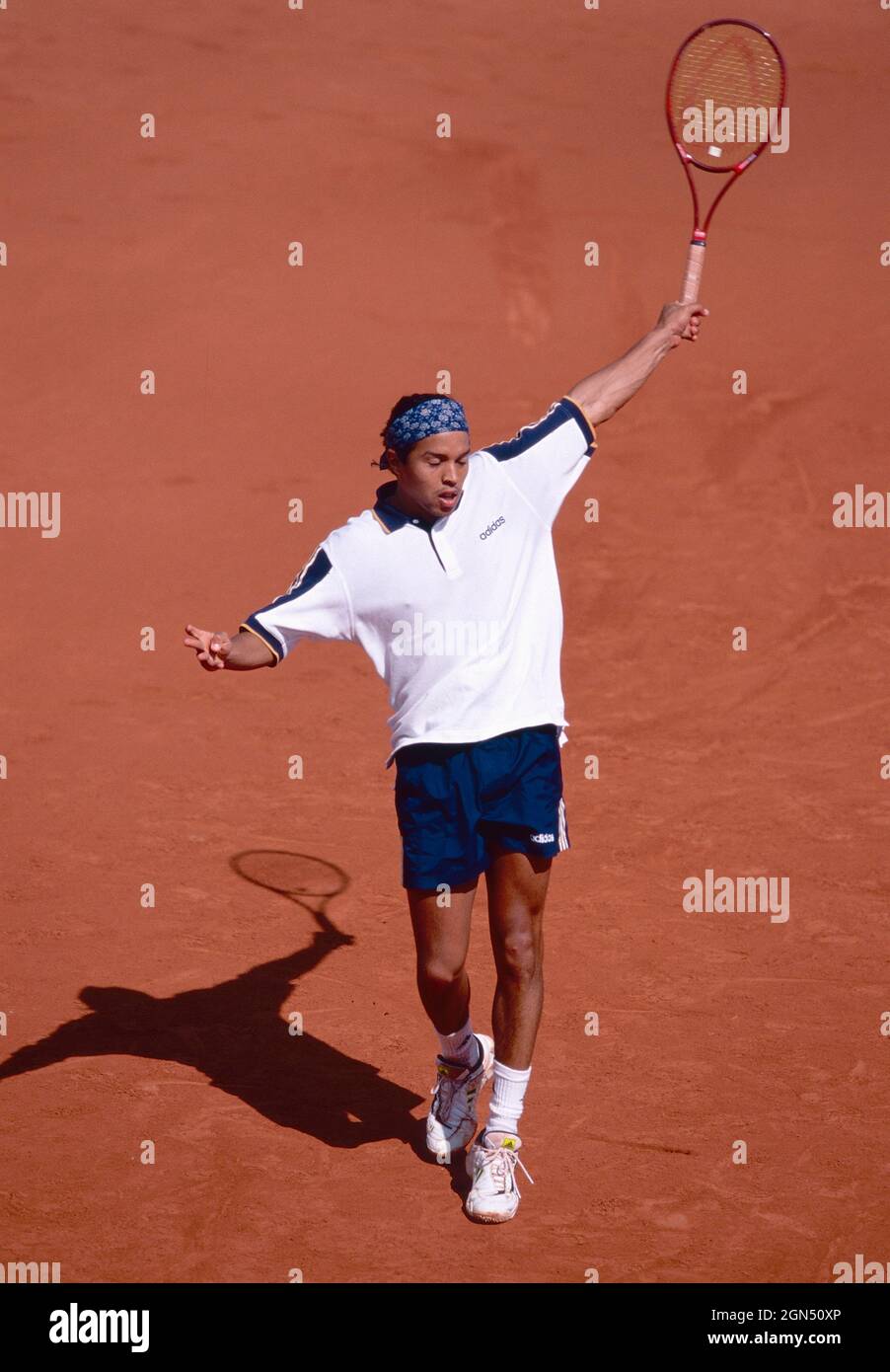 Moroccan tennis player Hicham Arazi, Roland Garros, France 1998 Stock ...