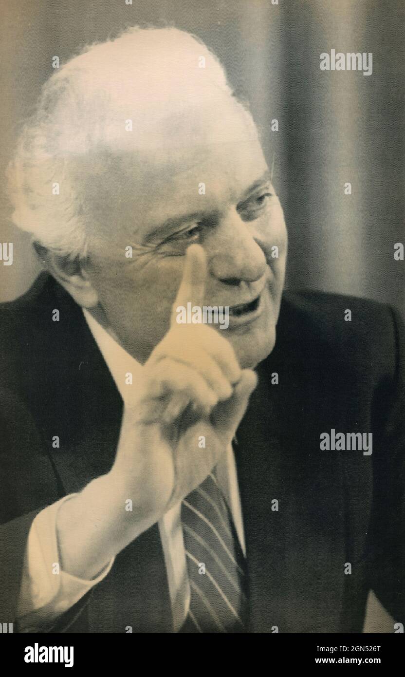 Georgia President Eduard Shevardnadze, 1989 Stock Photo - Alamy