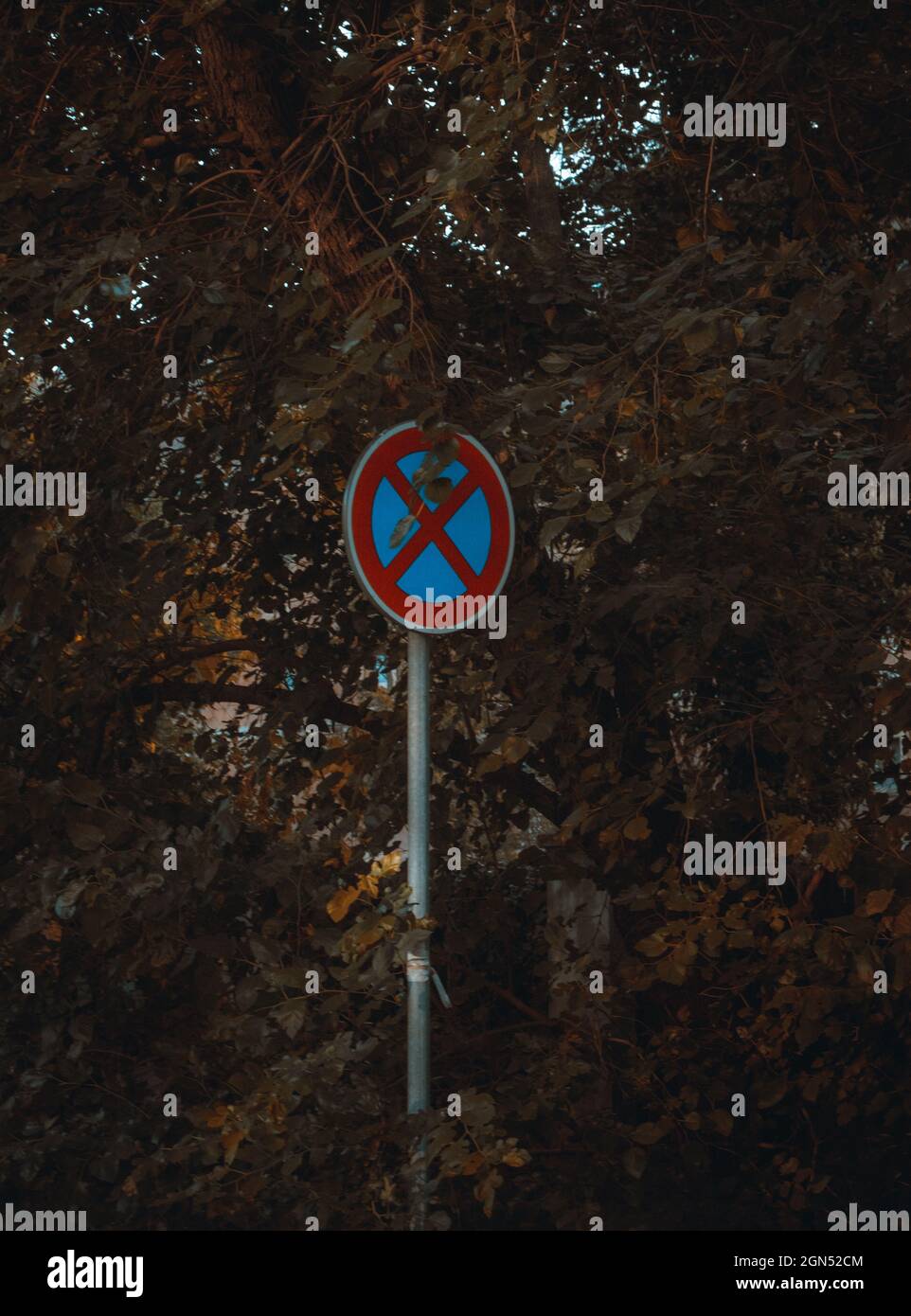 Vertical shot of a traffic sign Stock Photo - Alamy
