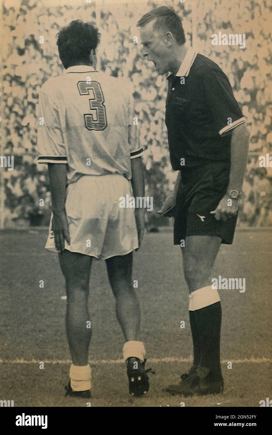 Italian referee Luigi Agnolin, 1989 Stock Photo - Alamy