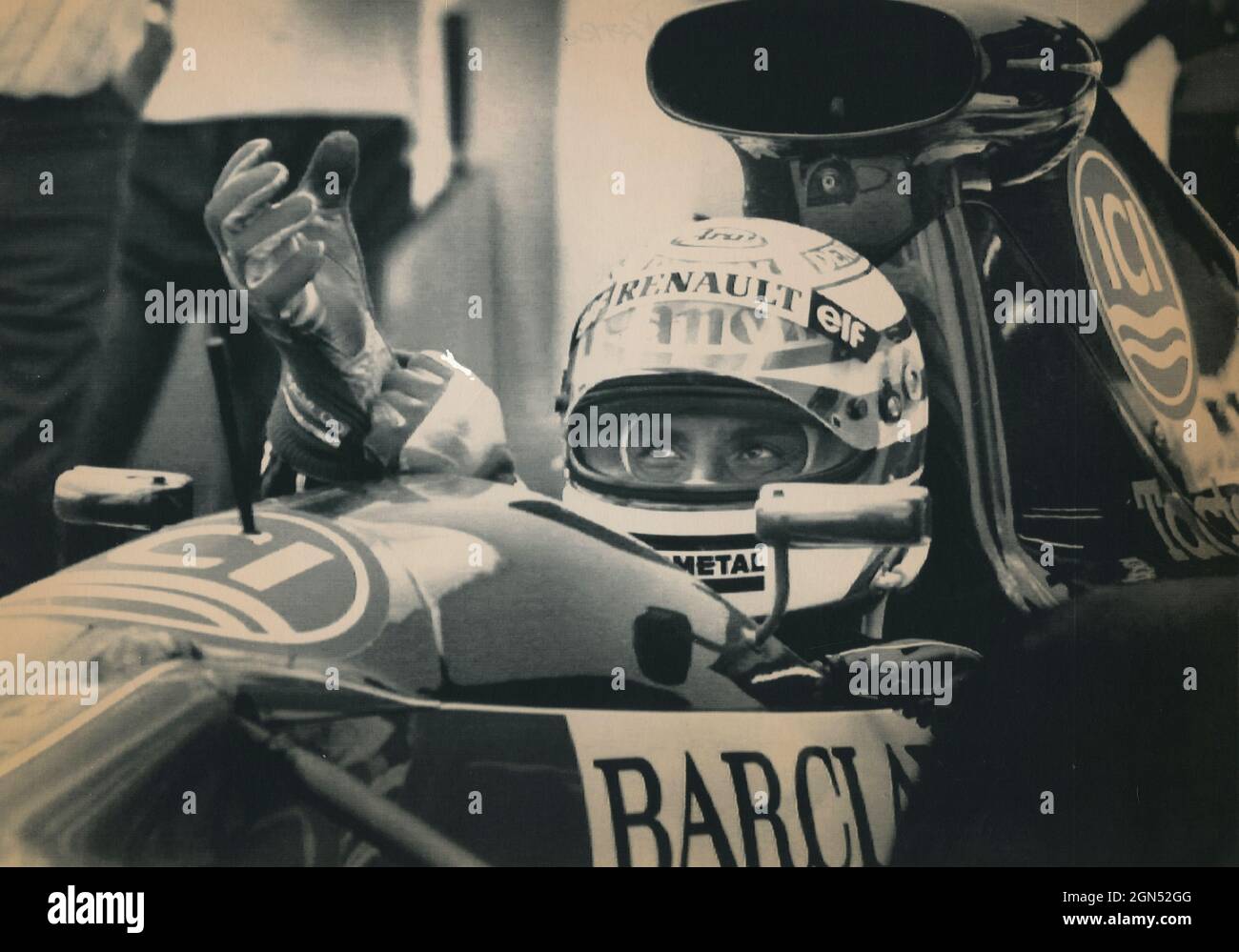 Italian racing driver Riccardo Patrese, 1989 Stock Photo - Alamy