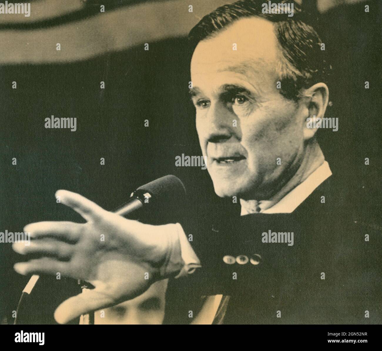 US President George Bush, 1989 Stock Photo - Alamy