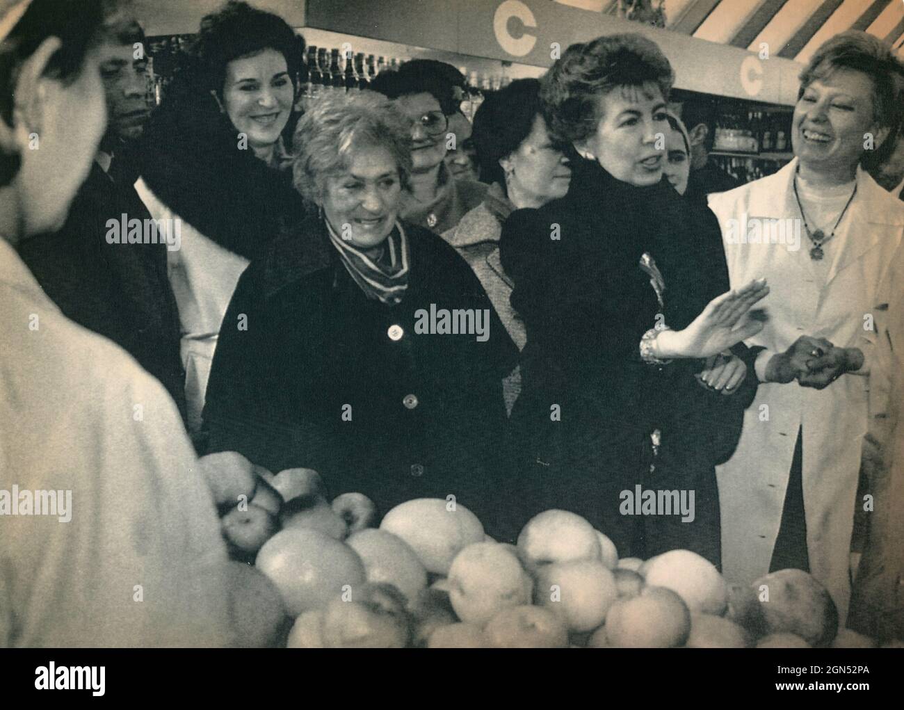 President of the Soviet Union Mikhail Gorbachev's wife Raisa Gorbacheva ...