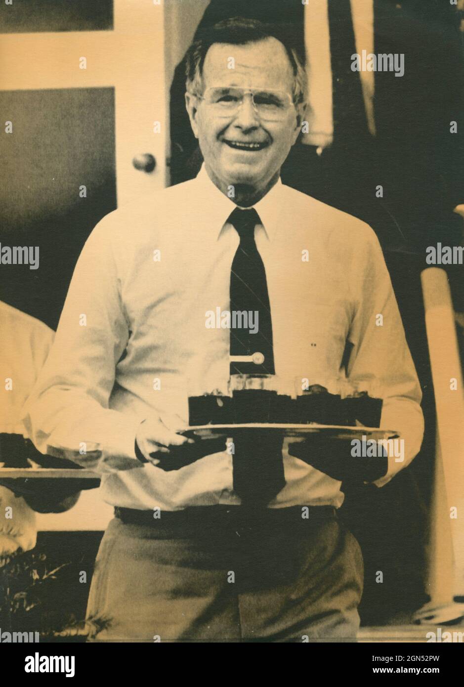 US President George Bush, 1989 Stock Photo - Alamy