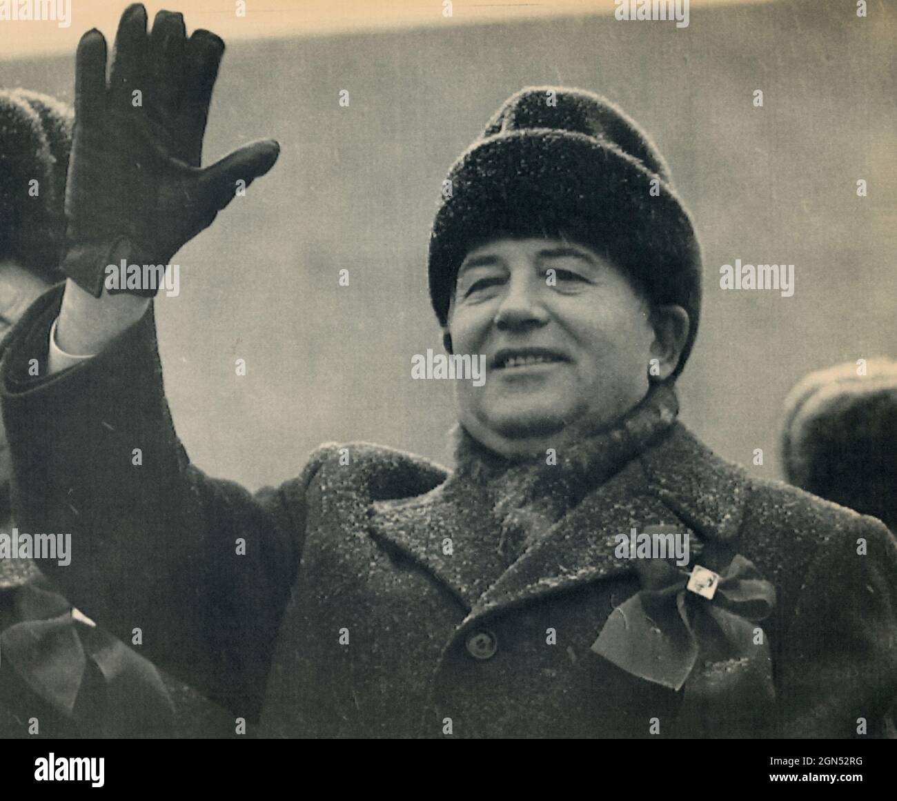 Russian politician and President of the Soviet Union Mikhail Gorbachev ...
