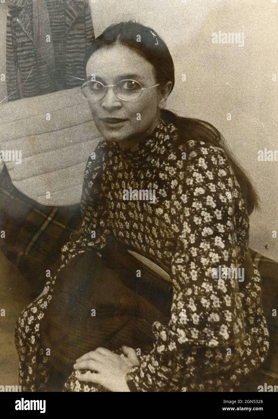 Italian film actress Anna Maria Guarnieri, 1970s Stock Photo - Alamy