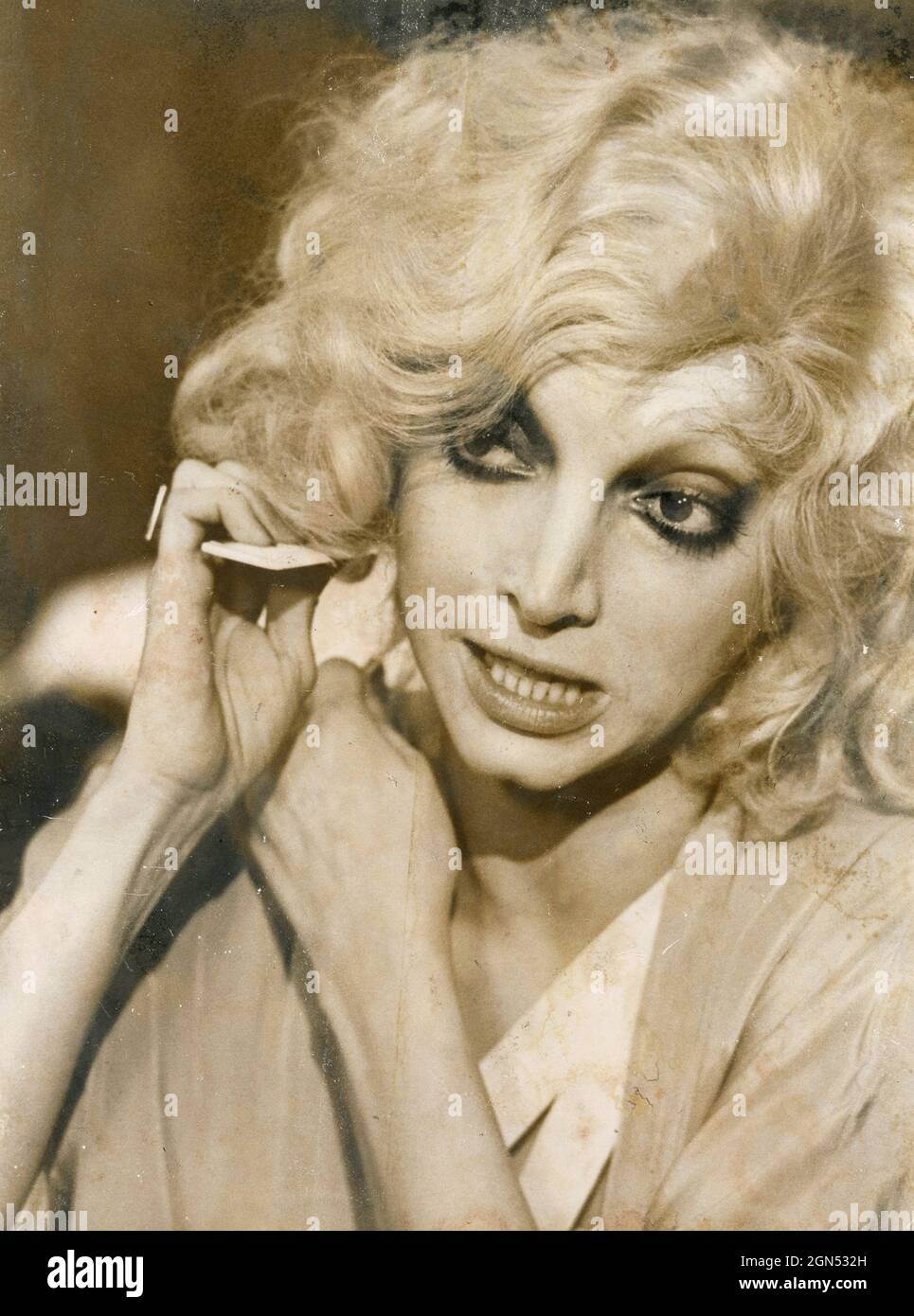 Italian film actress Mariangela Melato, 1970s Stock Photo - Alamy