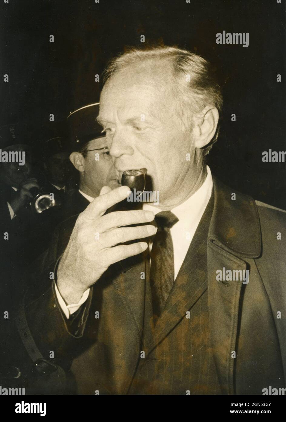 American actor Richard Widmark, 1970s Stock Photo - Alamy
