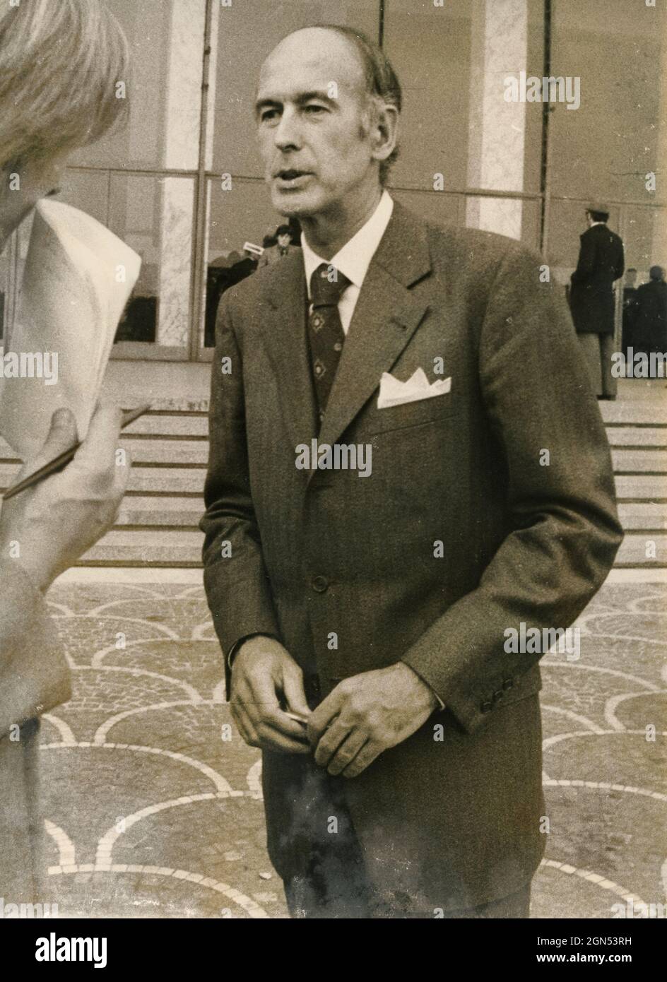French President Valery Giscard D'Estaing, 1970s Stock Photo - Alamy