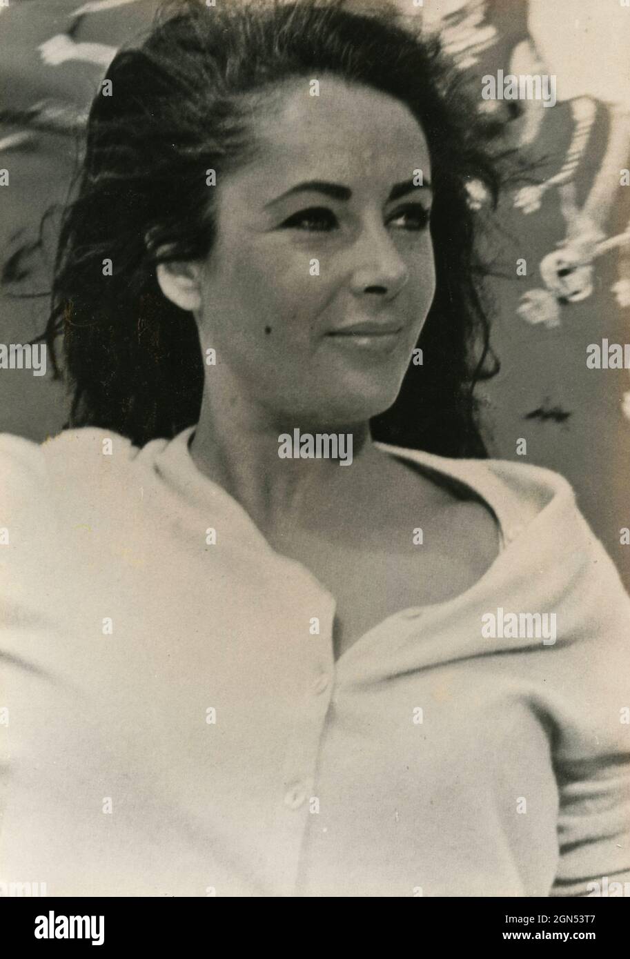 British-American actress Liz Taylor, 1980s Stock Photo - Alamy