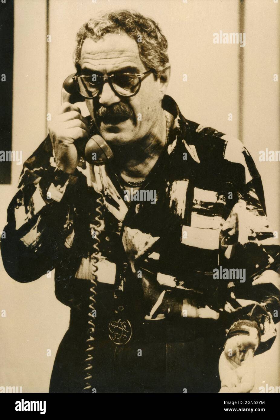 Italian film and stage actor Nino Manfredi, 1980s Stock Photo - Alamy