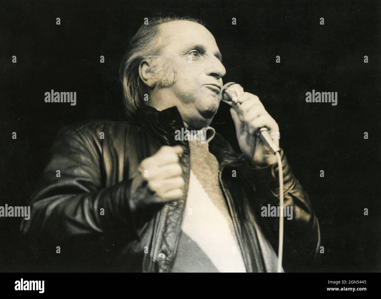 Italian actor and comedian Giorgio Bracardi, 1980s Stock Photo - Alamy