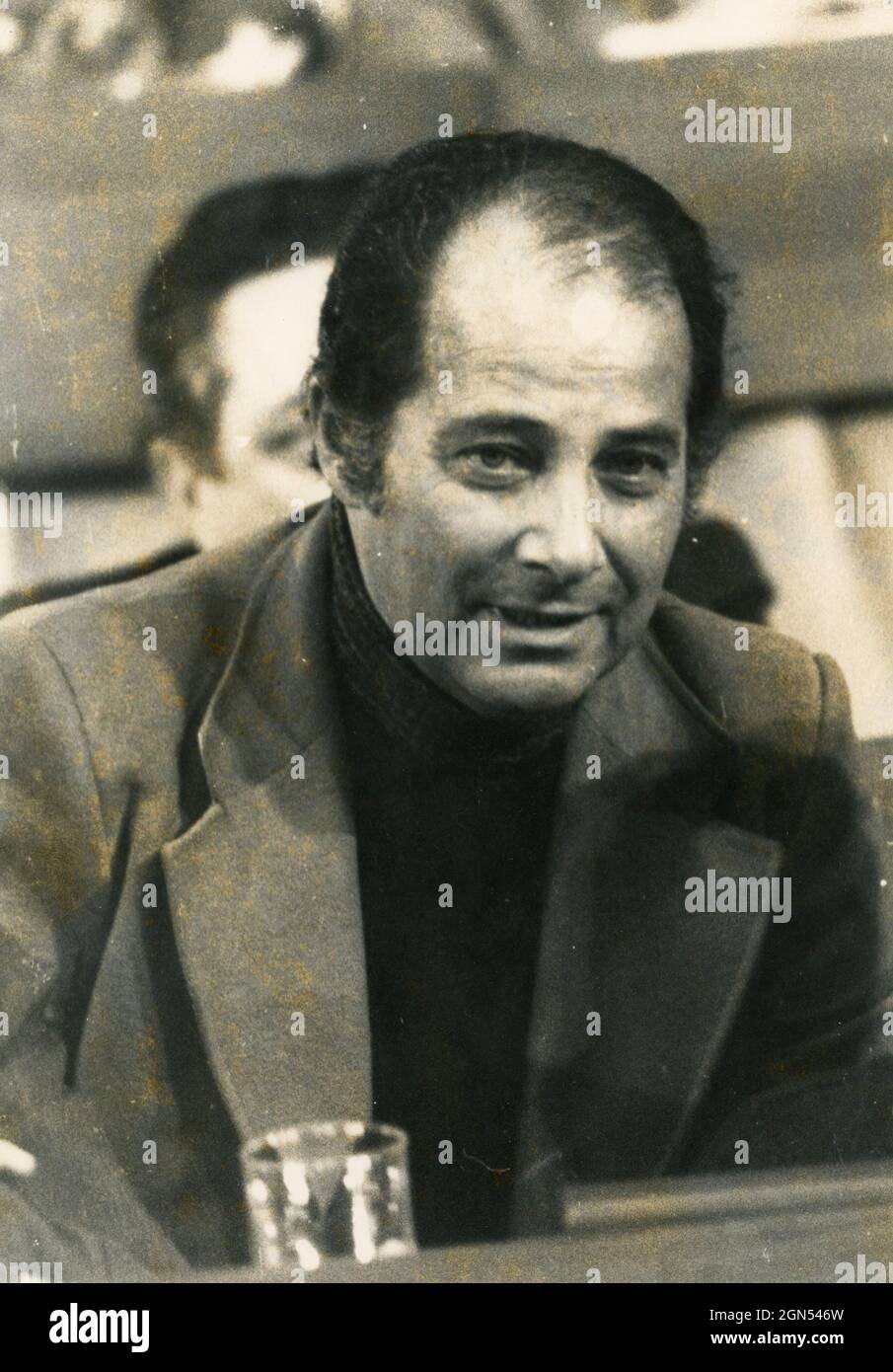 Italian filmmaker and actor Gillo Pontecorvo, 1980s Stock Photo - Alamy