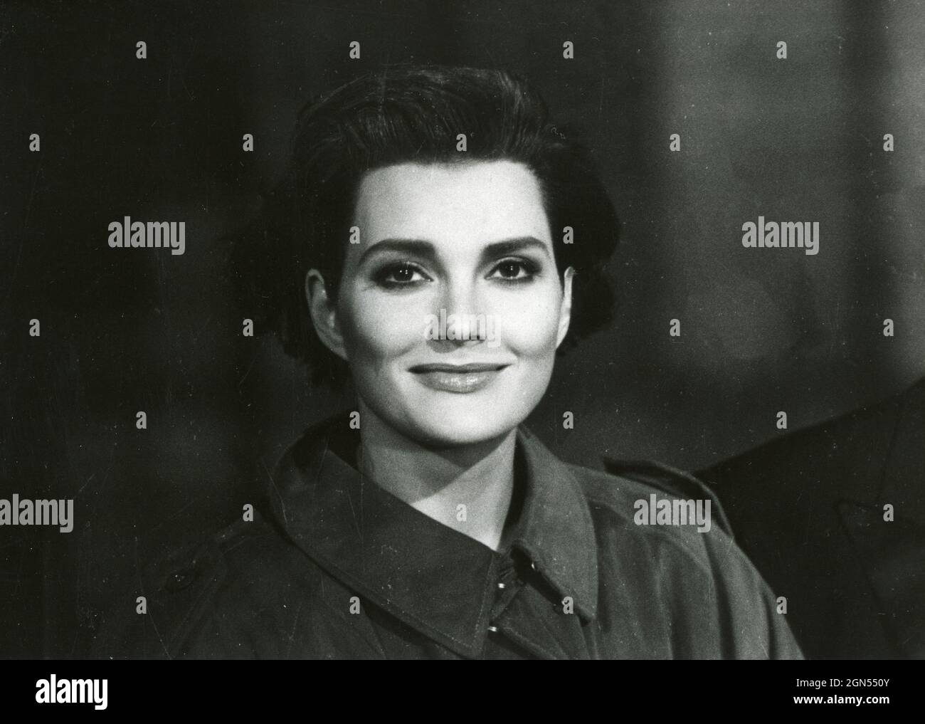 Italian singer Anna Oxa, 1980s Stock Photo - Alamy