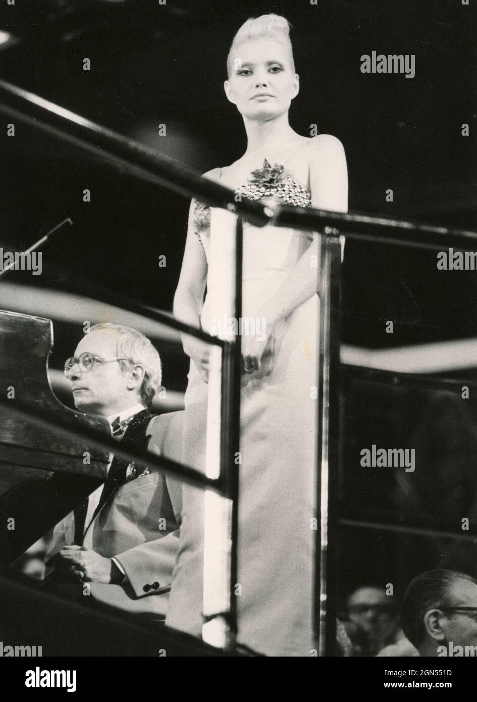 Italian singer Anna Oxa, 1980s Stock Photo - Alamy