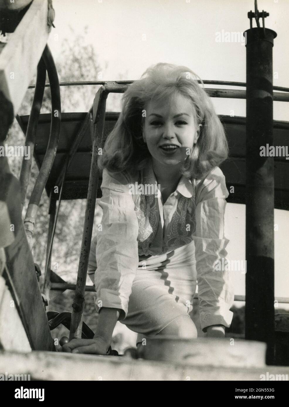 French actress Mylene Demongeot, 1980s Stock Photo - Alamy
