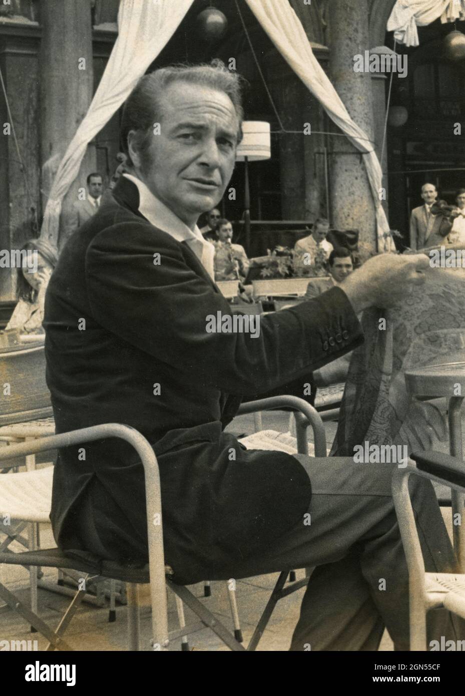 Italian actor and film director Rossano Brazzi, 1970s Stock Photo - Alamy