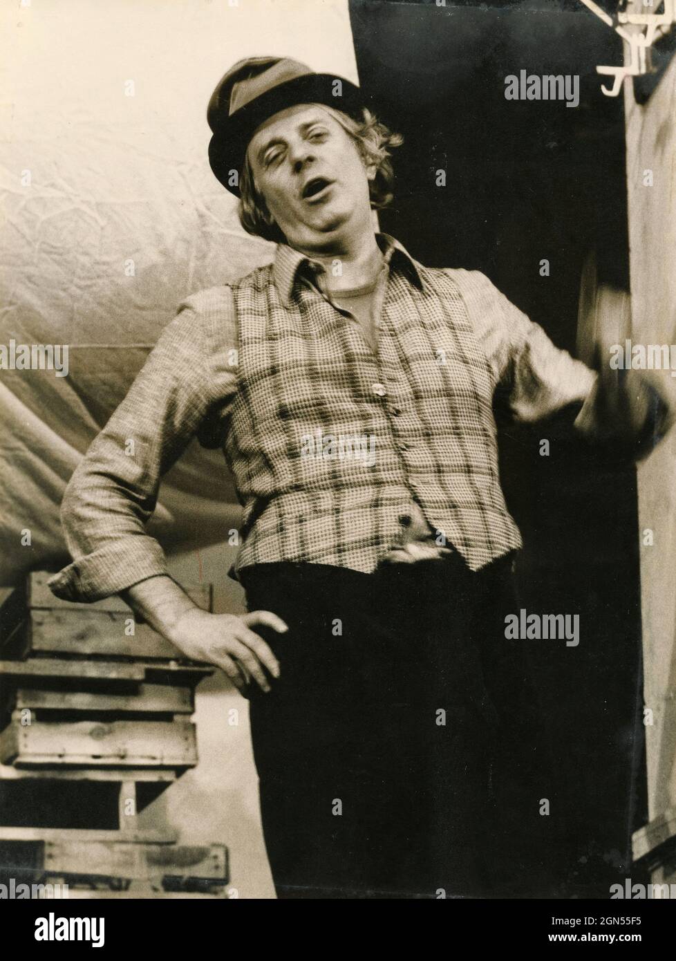 Italian film and stage actor Dario Fo, 1970s Stock Photo - Alamy