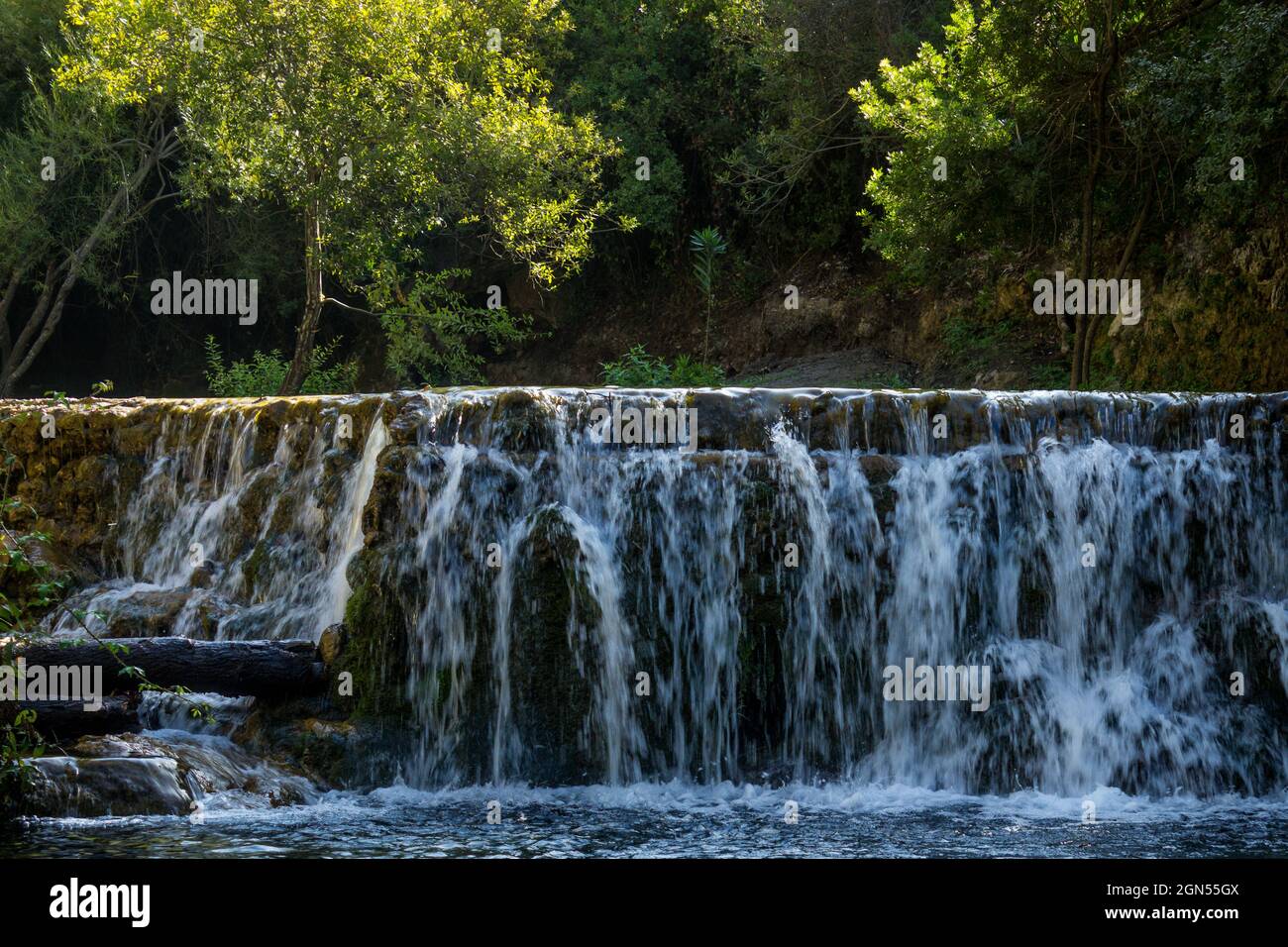One of the most beautiful waterfalls in Morocco are the Akchour ...