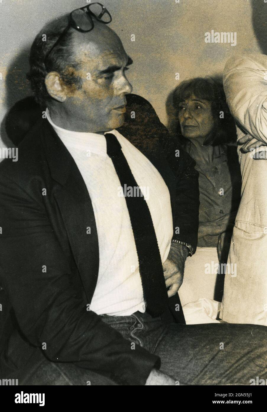 Italian film director Pasquale Squitieri, 1970s Stock Photo - Alamy