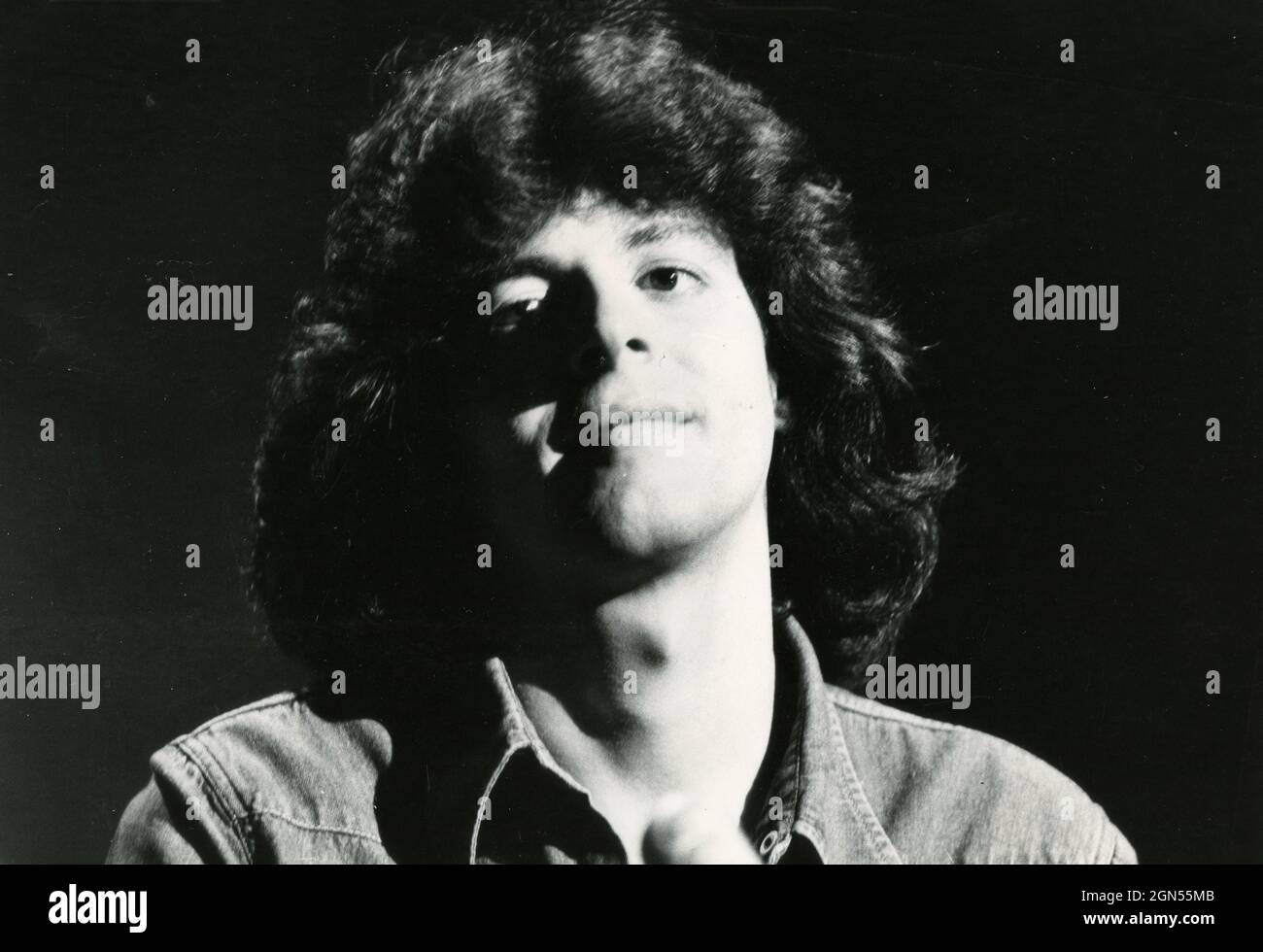 Italian singer and songwriter Claudio Baglioni, 1970s Stock Photo - Alamy