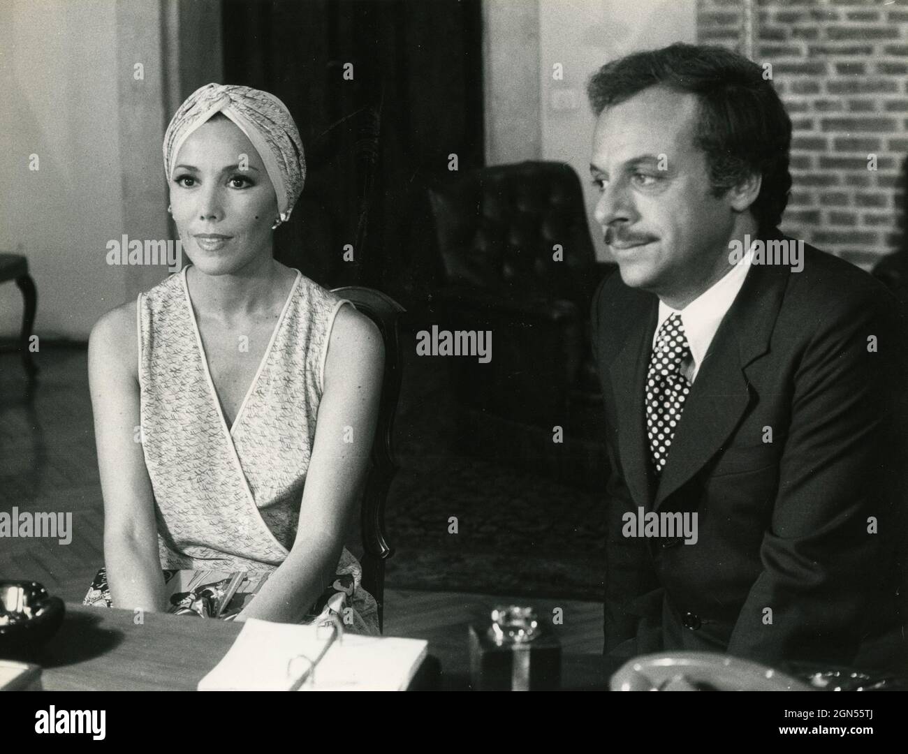 Italian stage and film actor Johnny Dorelli, 1980s Stock Photo - Alamy