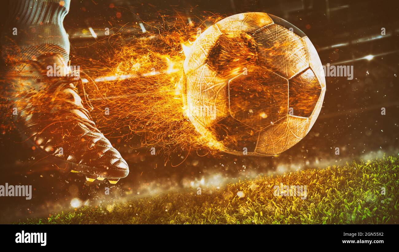 Fiery kick hi-res stock photography and images - Alamy