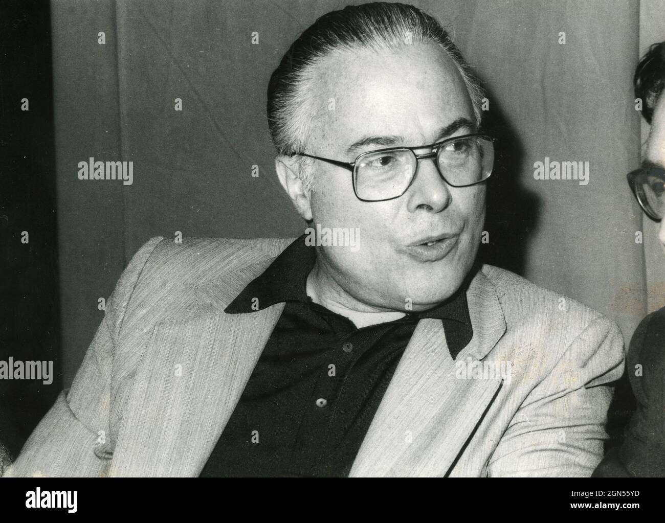 Italian politician Lelio Lagorio, 1980s Stock Photo - Alamy