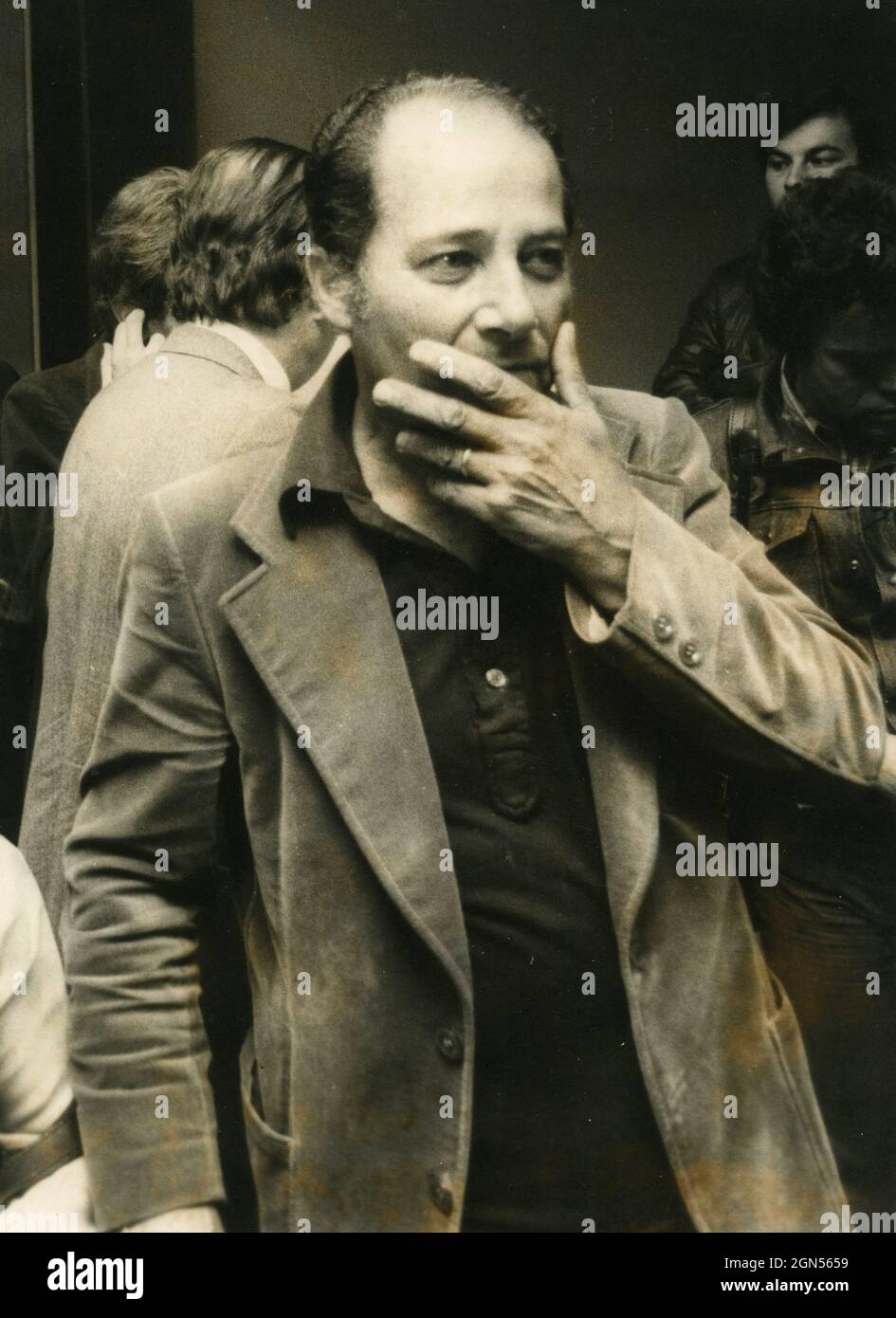 Italian filmmaker and actor Gillo Pontecorvo, 1980s Stock Photo - Alamy
