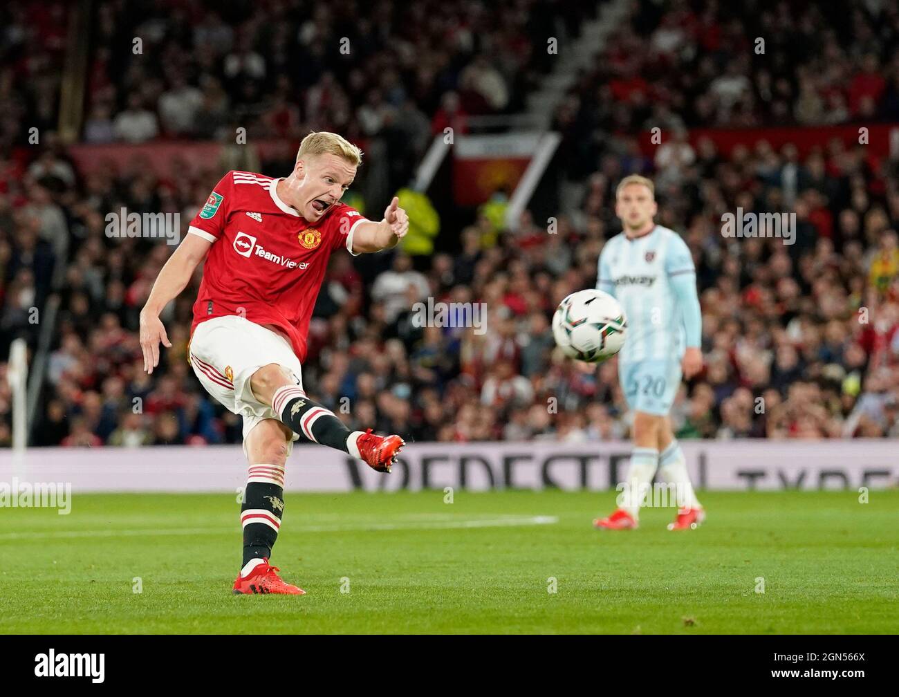 Manchester, England, 22nd September 2021. Donny Van De Beek of ...