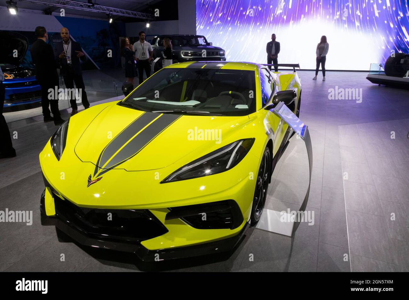 Pontiac, Michigan - The 2022 Chevrolet Corvette 3LT Convertible on ...