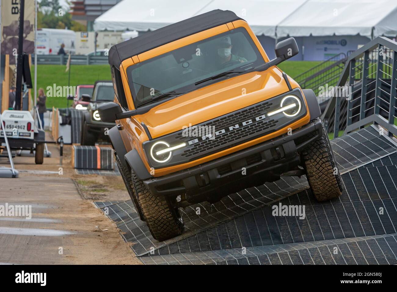 Pontiac, Michigan - Visitors to the Motor Bella auto show experienced ...