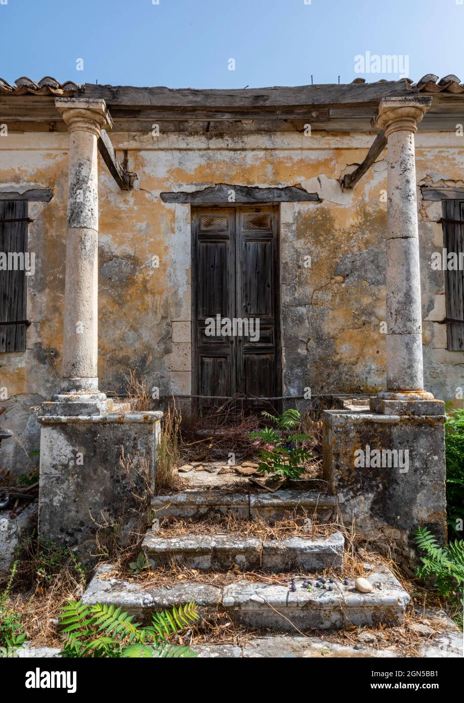 Greek building, ruins, earthquake zakynthos, zante ruined building ...