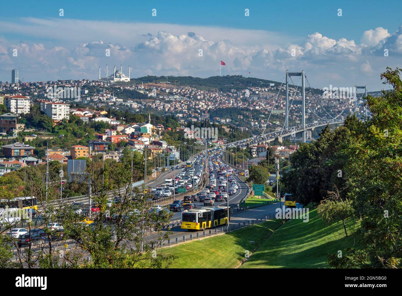 July 15 Martyrs' Bosphorus Bridge in Istanbul, Turkey Stock Photo - Alamy