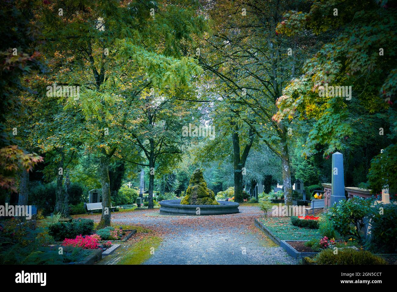 Old Cemetery Friedhof Ravensburg and Freiburg Germany Stock Photo - Alamy