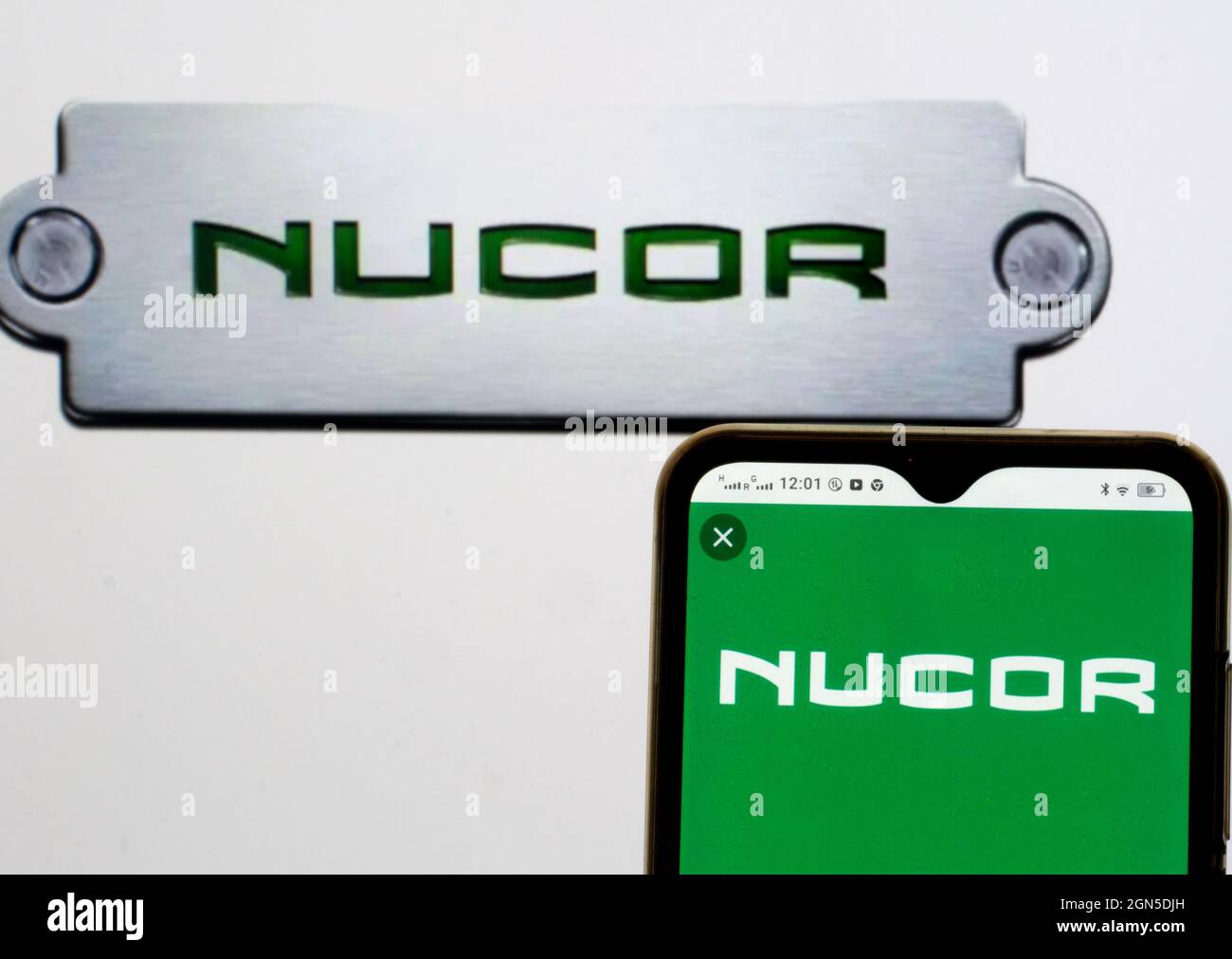 Nucor logo hi-res stock photography and images - Alamy