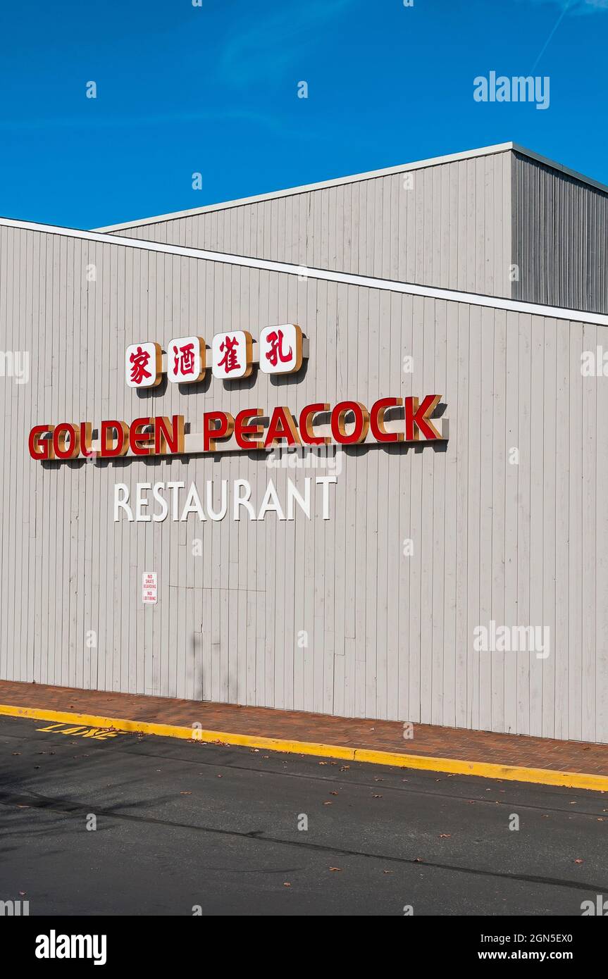 Golden Peacock Restaurant in Fairwood Plaza, Renton, Washington Stock ...