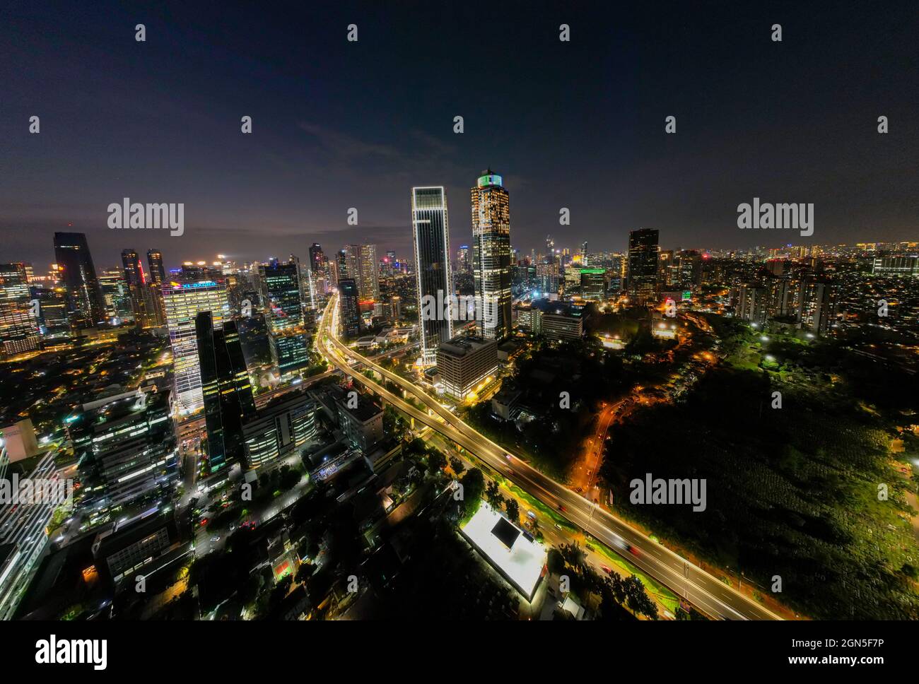 Aerial view of Architecture details Modern Building Glass facade ...