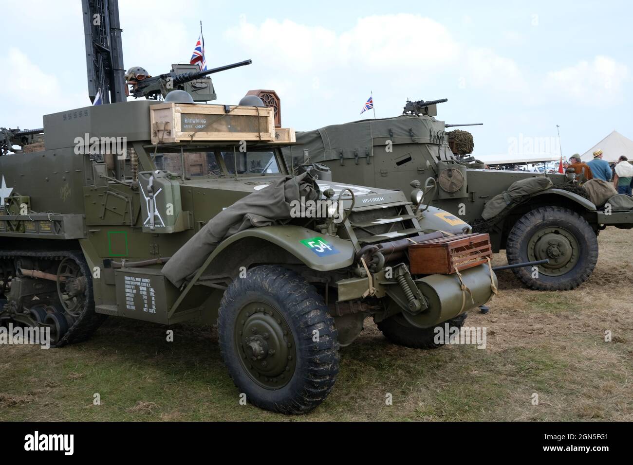 Us army half track wwii hi-res stock photography and images - Alamy