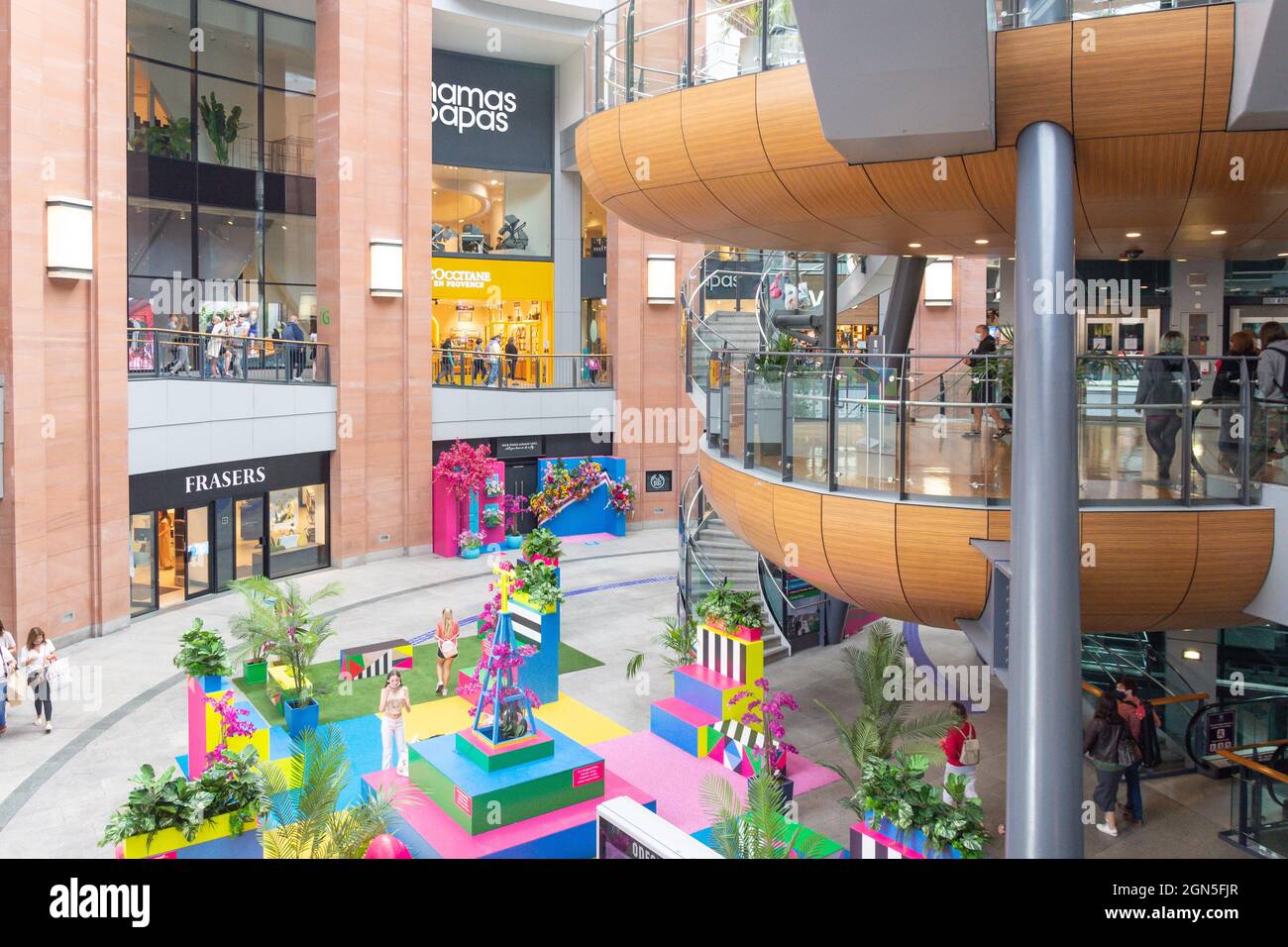 Interior atrium, Victoria Square Shopping Centre, Victoria Square ...