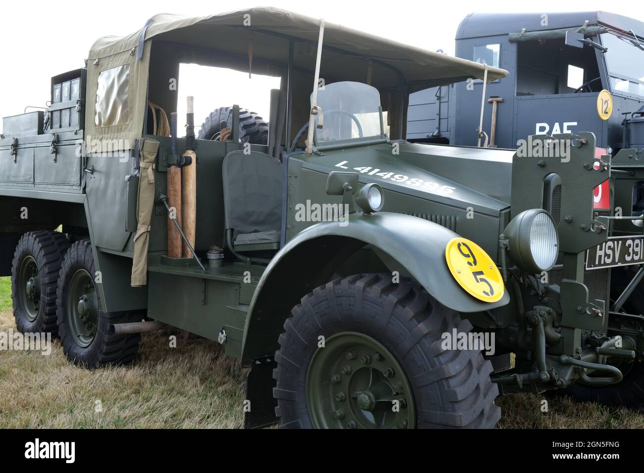 September 2021 - Morris CS8 light gun tractor at the Military display ...