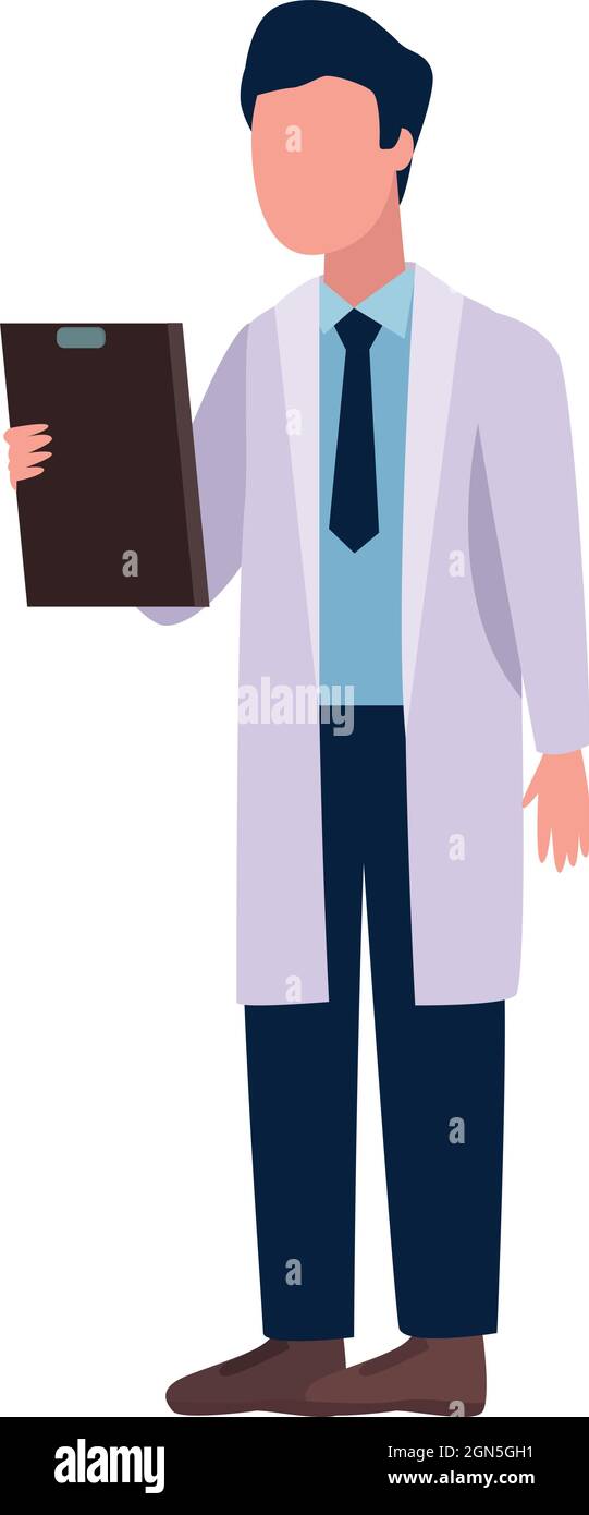 male doctor with checklist Stock Vector Image & Art - Alamy
