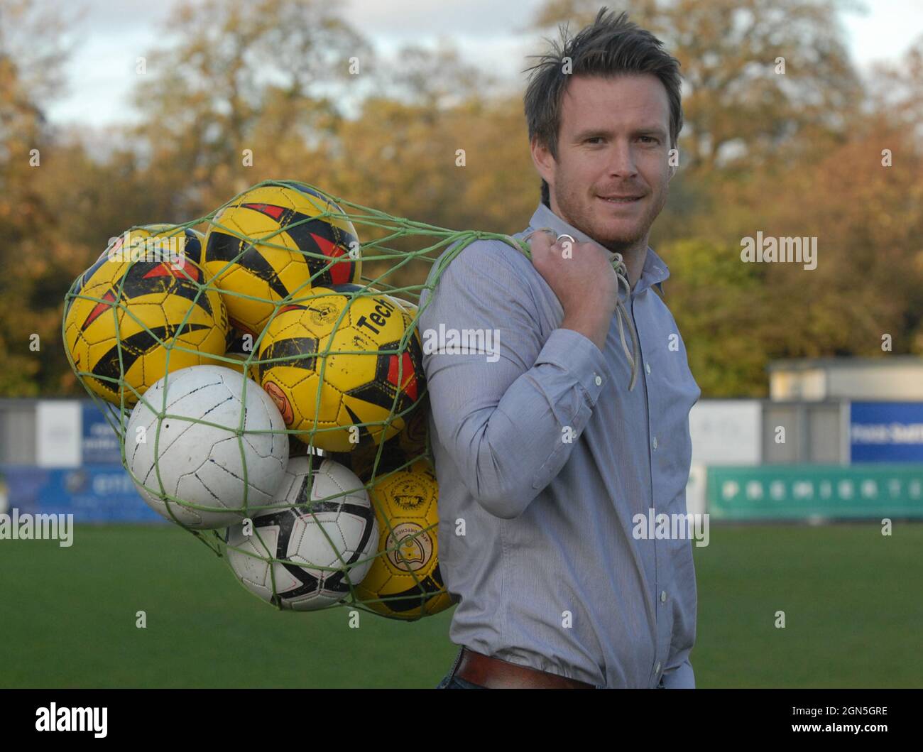 EASTLEIGH DEFENDER AND BAILIFF WARREN GOODHIND HOPES TO GAIN POSSESSION ...